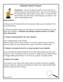 Atomic Model Project and Periodic Table Activity - Build an Atom ...